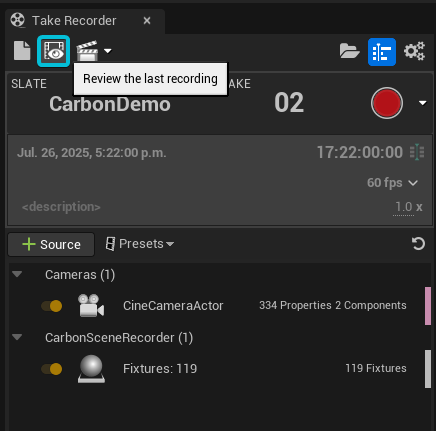 Recording a Sequence